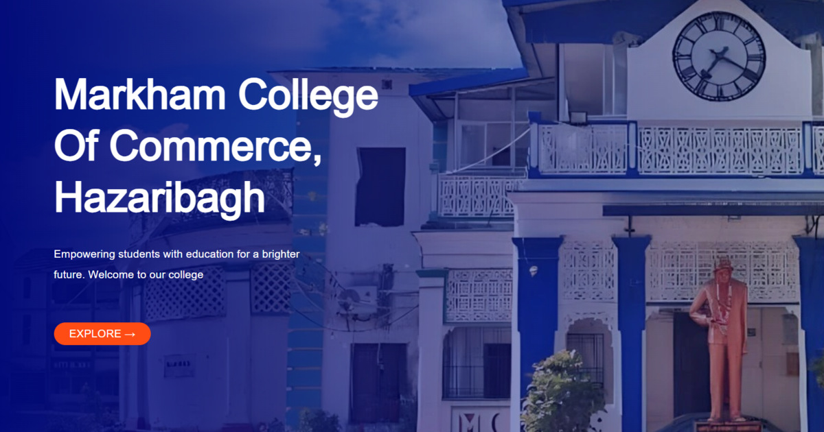 Ug Programs - Markham College of Commerce, Hazaribagh